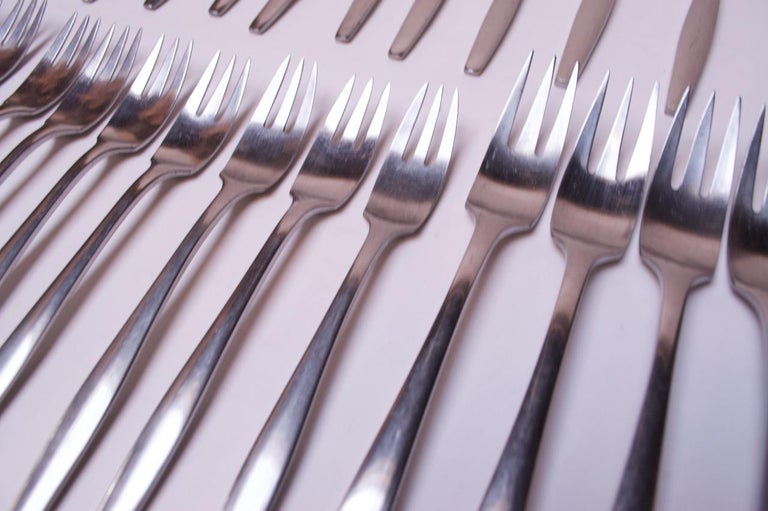 Early and Complete Dansk Finland 72-Piece 'Variation V' Flatware with ...