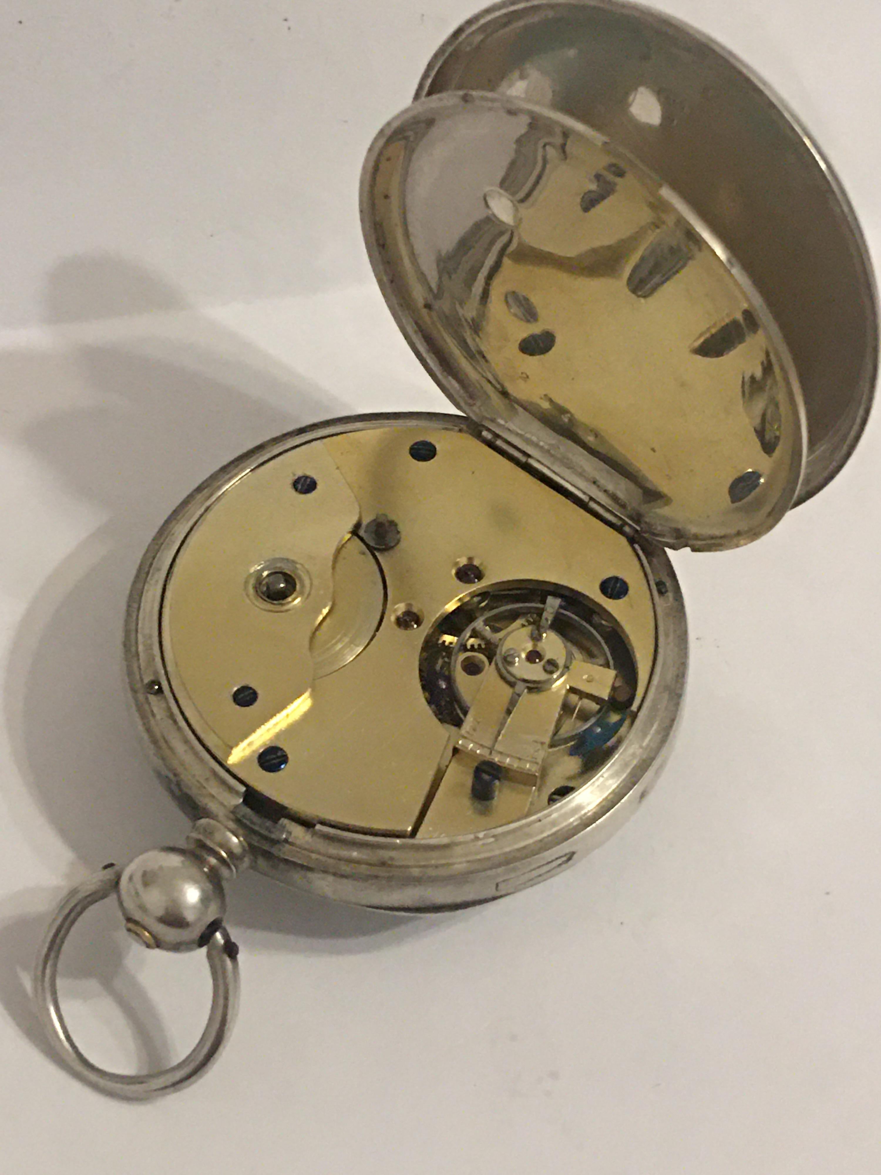 Early and Rare Chinese Duplex Silver Key-Wind Pocket Watch For Sale at ...