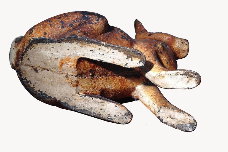 Early Antique Iron Rabbit at 1stDibs