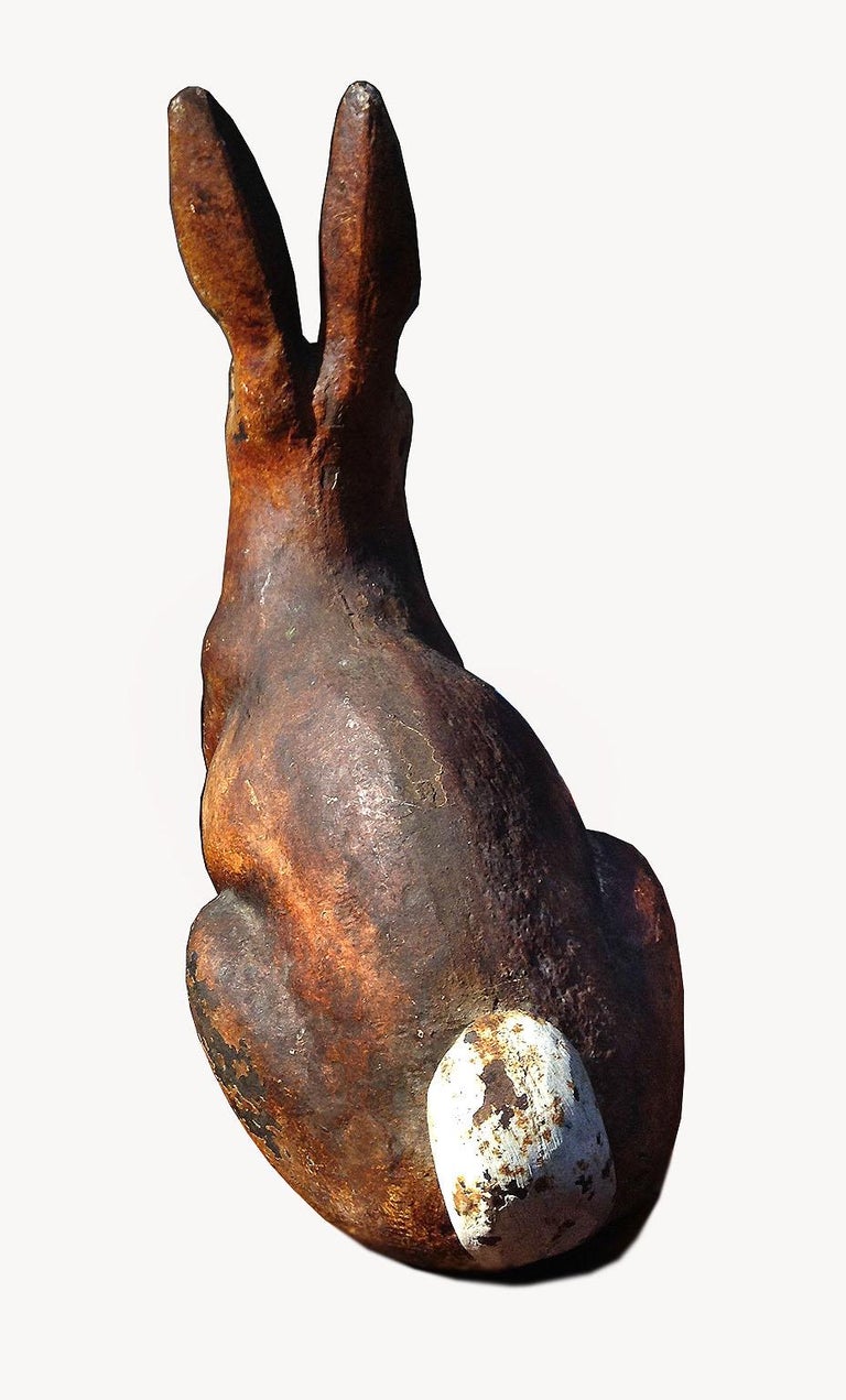 Early Antique Iron Rabbit at 1stDibs