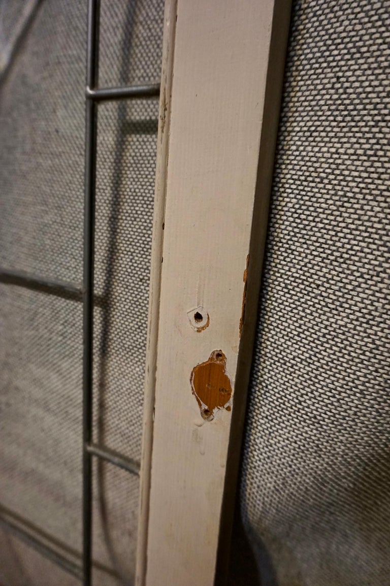 Early Art Deco Lead Bevel Glass Window in Frame For Sale at 1stDibs