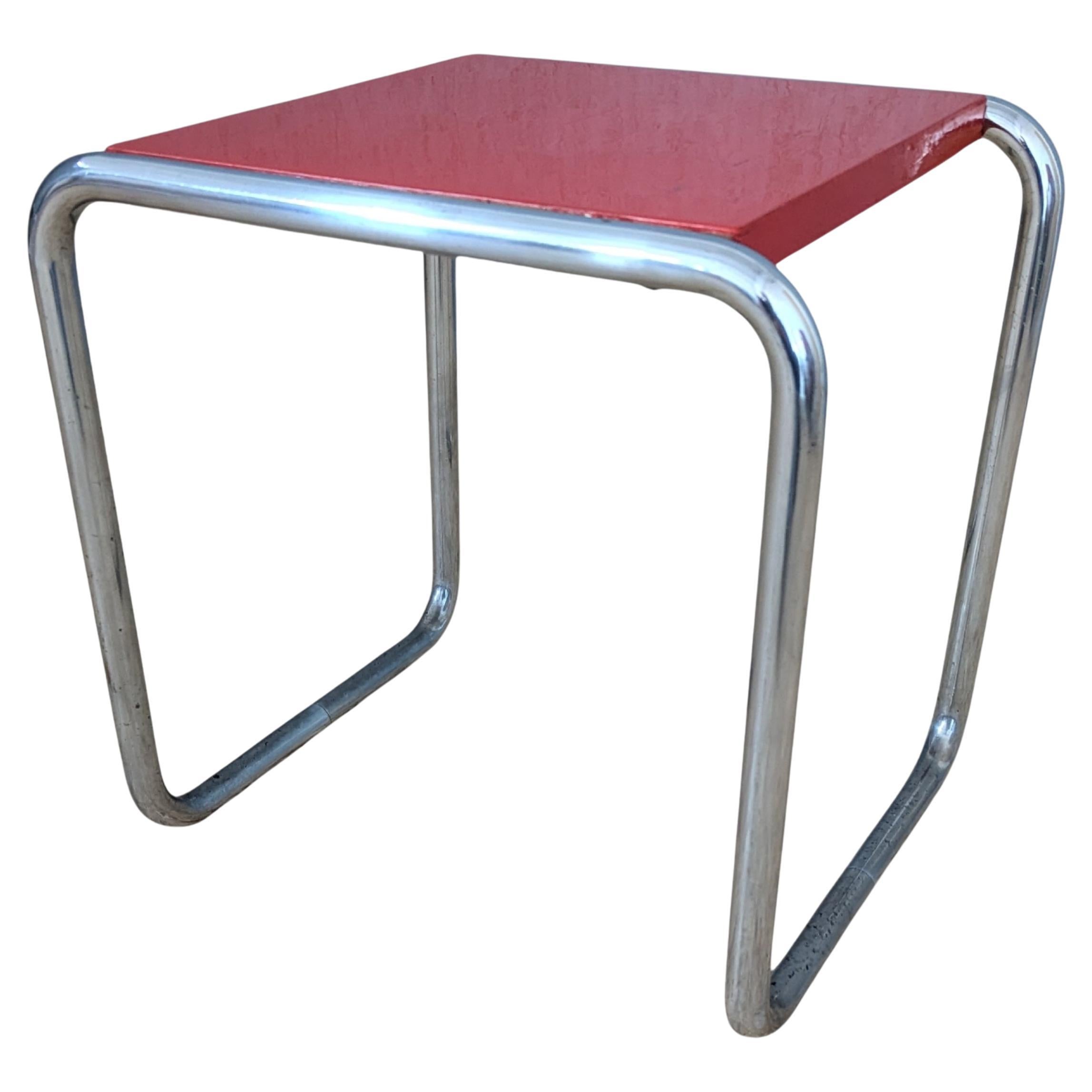 Early B 9 Bauhaus canteen stool by Marcel Breuer, 1930s For Sale at 1stDibs