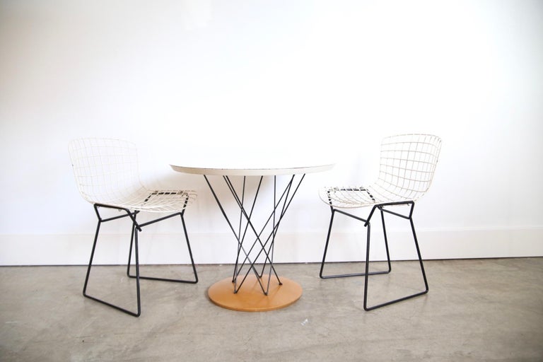 Early Bertoia for Knoll Childs Table and Chair Set at 1stDibs