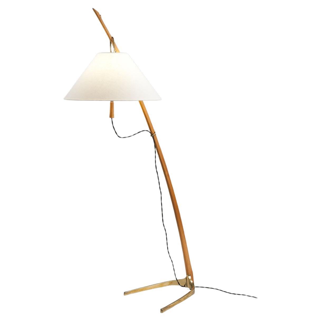 Black and White Austrian Midcentury Metal Table Lamp Hook by J. T ...
