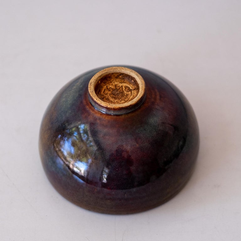 Early Ceramic Bowl by Edwin and Mary Scheier For Sale at 1stDibs