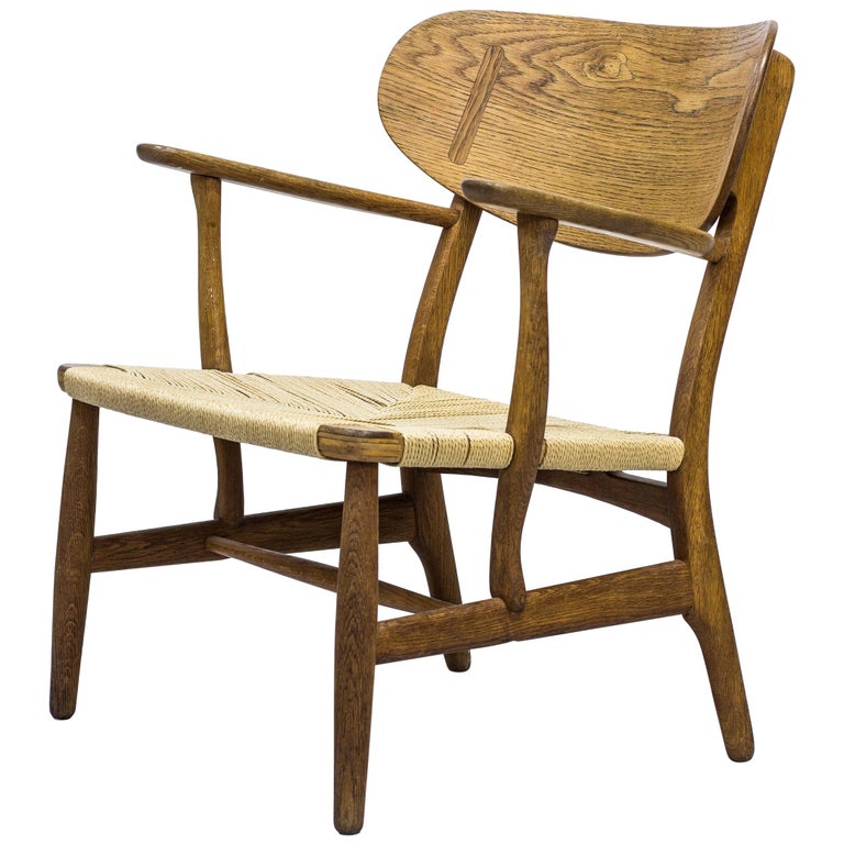 Early "CH-22" Easy Chair by Hans J. Wegner, Carl Hansen and Søn ...