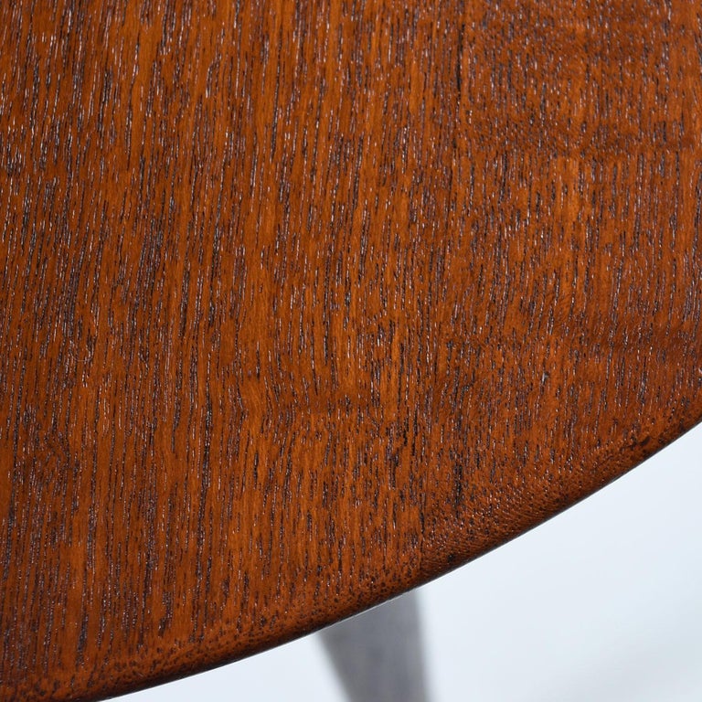 Scandinavian Modern Early Danish Solid Teak 3-Leg End Table at 1stDibs