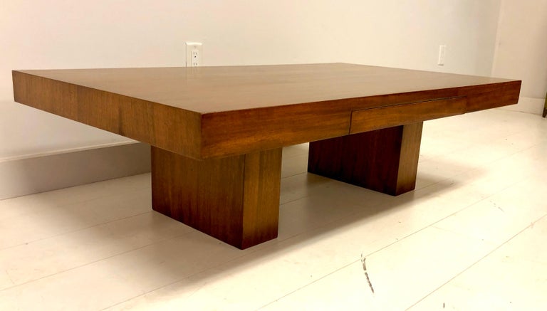 Early Dunbar Mahogany Coffee Table at 1stDibs