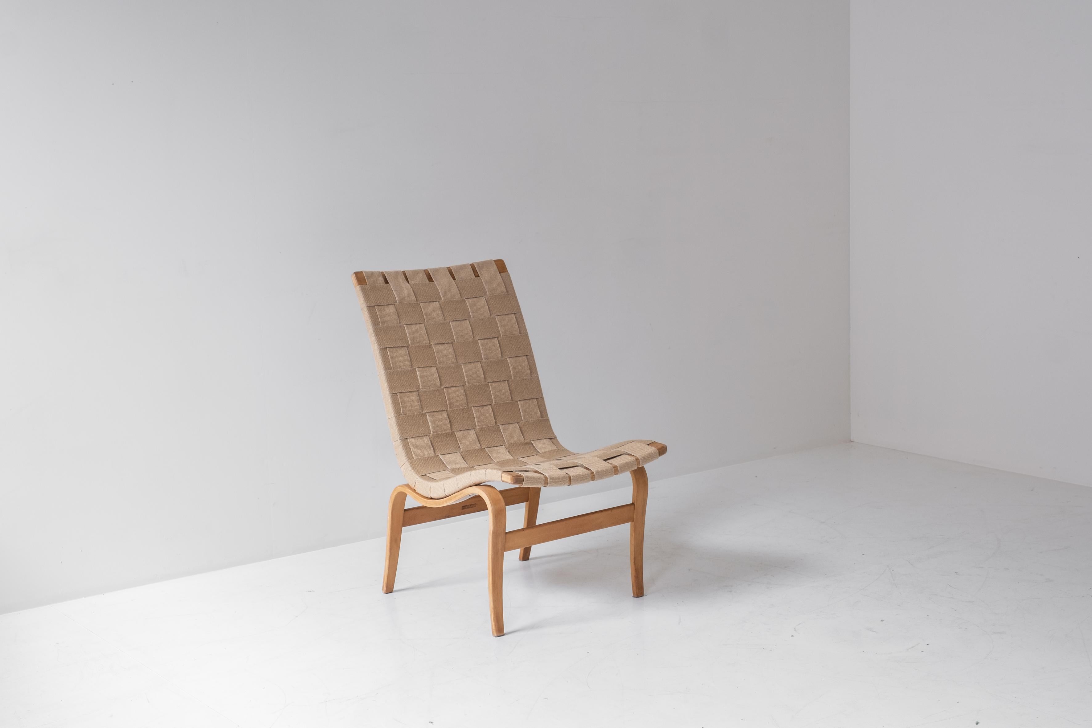 Early Edition ‘Eva’ Side Chair by Bruno Mathsson for Karl Mathsson ...