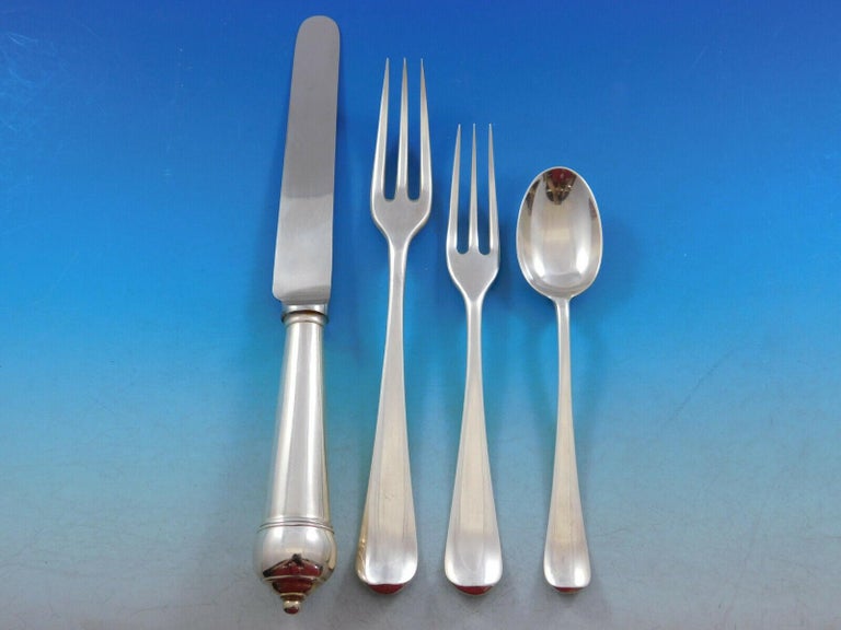 Early English by James Robinson Sterling Silver Flatware Set Service ...