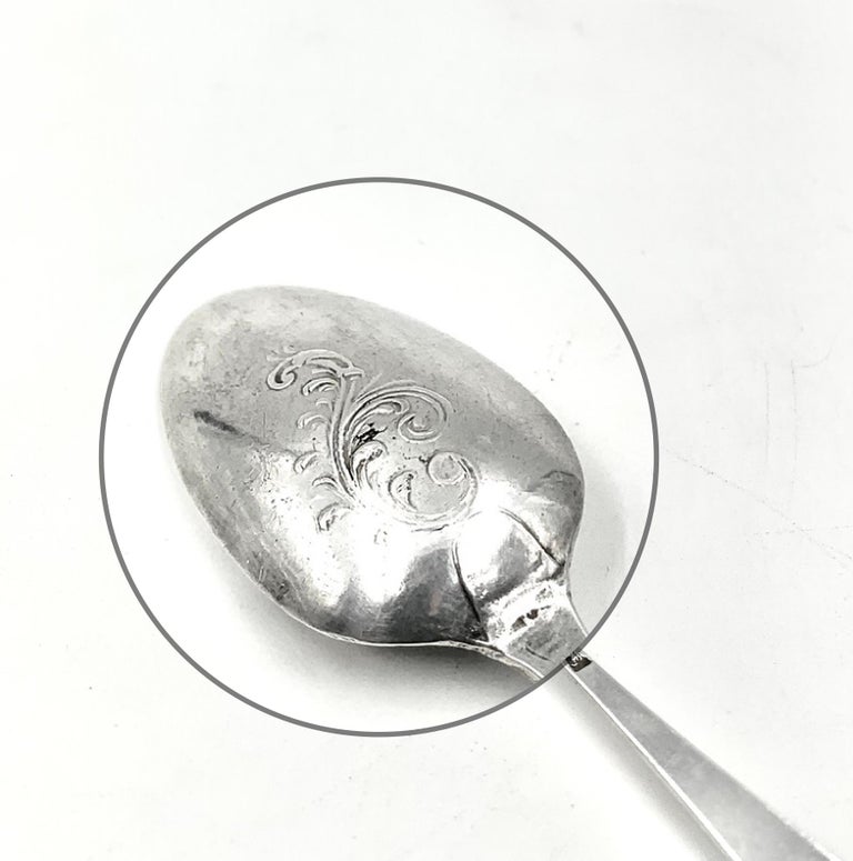 Early English Georgian Period Hester Bateman Sterling Silver Baby Spoon ...