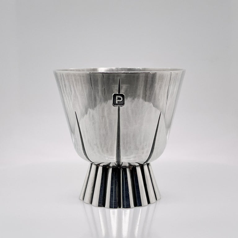 Early English Modernist Gerald Benney Sterling Silver Cordial Cup or ...