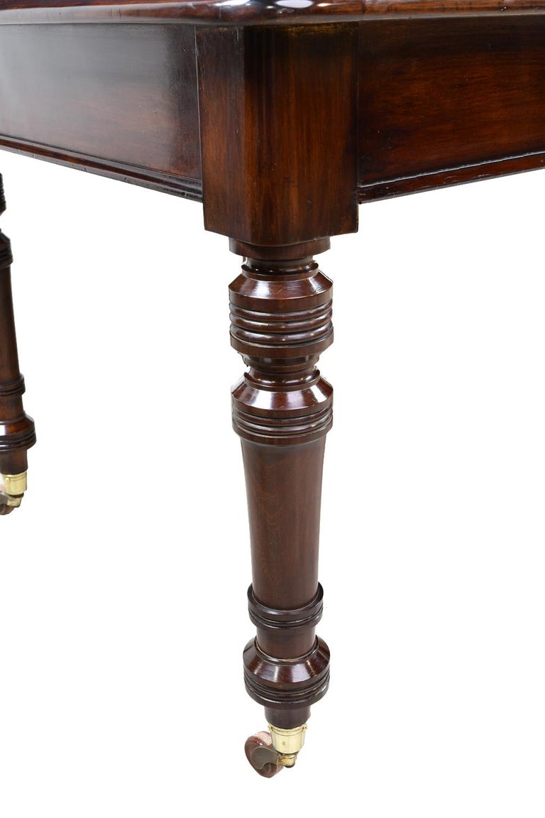 Early English Victorian Library Table in Mahogany, circa 1840 at ...