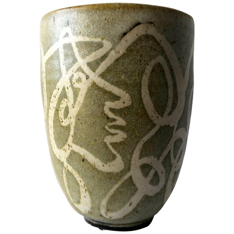Early Ernst Alma Lorenzen Surrealist Canadian Profiles Vase at 1stDibs