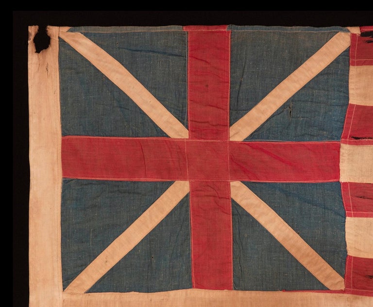 Early Example of the "Grand Union" American Flag, the First Flag of ...