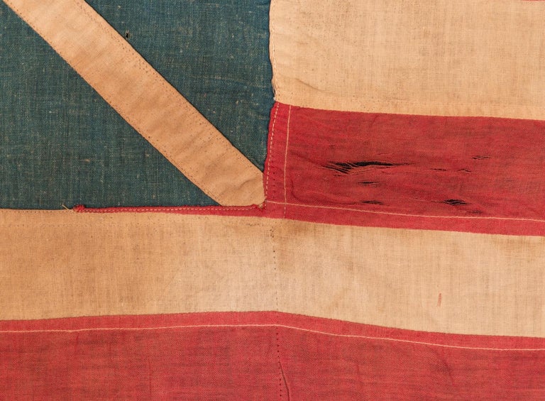 Early Example of the "Grand Union" American Flag, the First Flag of ...