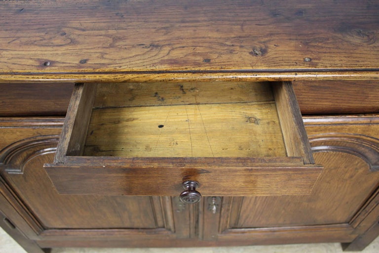 Early French Oak Buffet Base For Sale at 1stDibs