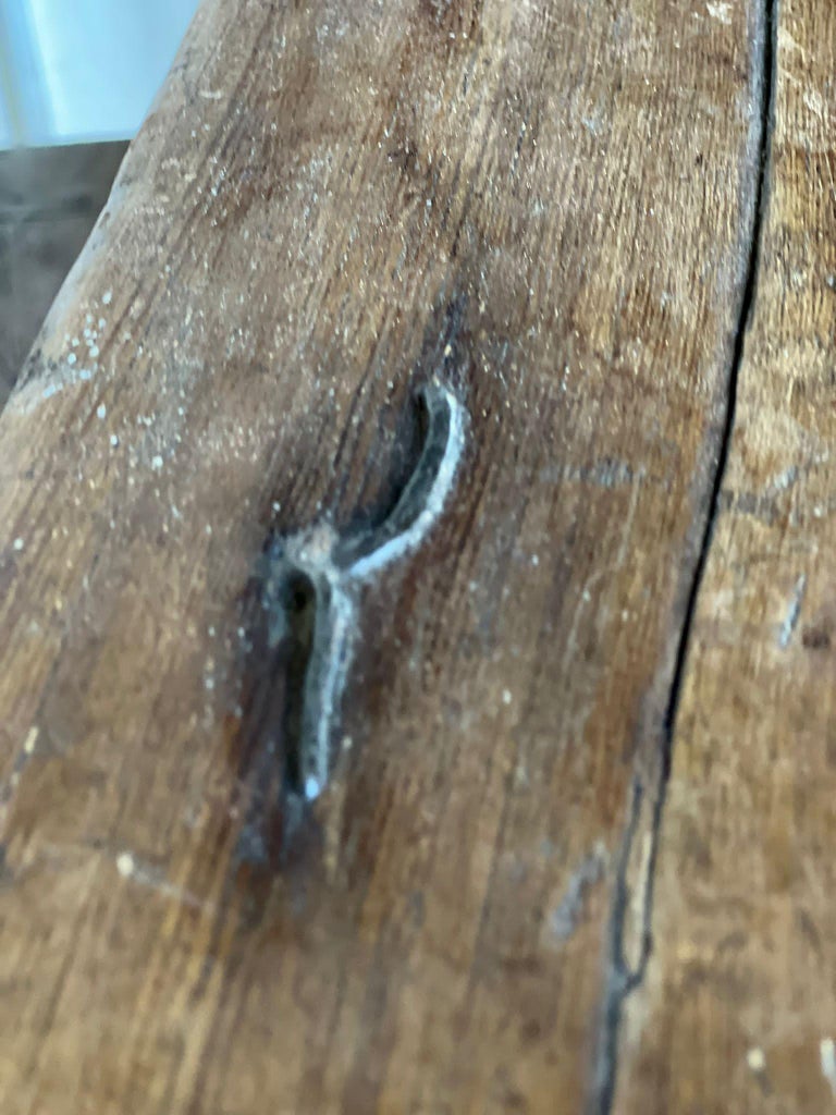 Early French Pine Decorative Trunk For Sale at 1stDibs