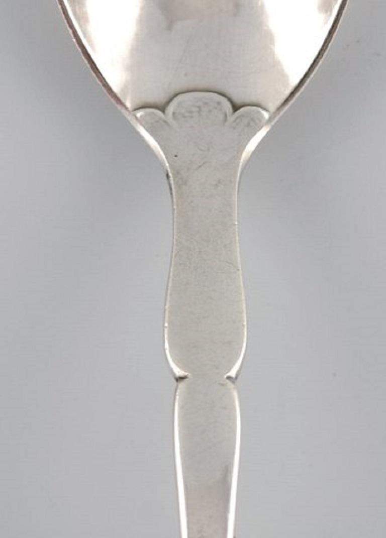 Early Georg Jensen Jam Spoon in Sterling Silver, Dated 1915-1930 at 1stDibs