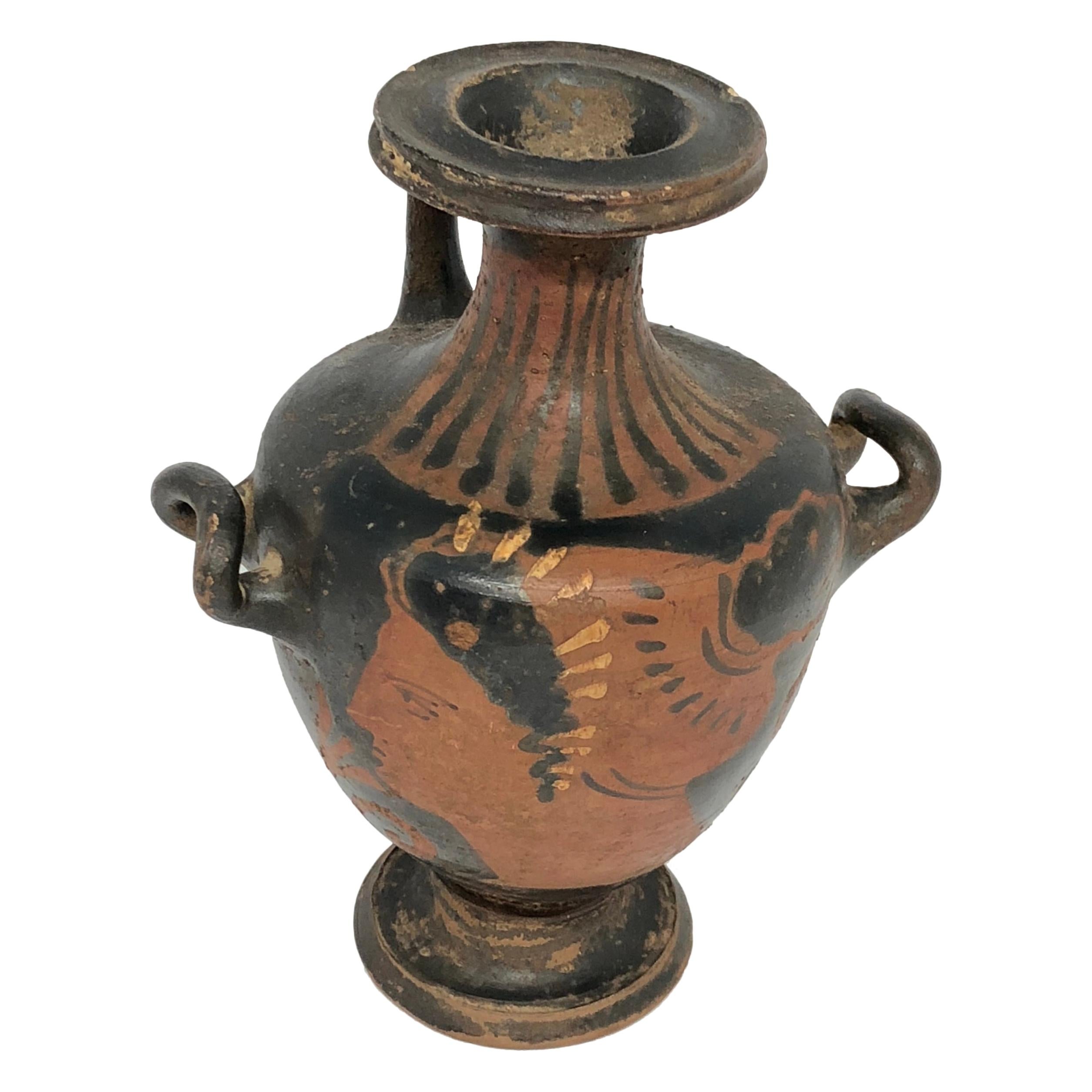 Ancient Greek Paestan Red Figure Pottery Hydria - 350 BC at 1stDibs