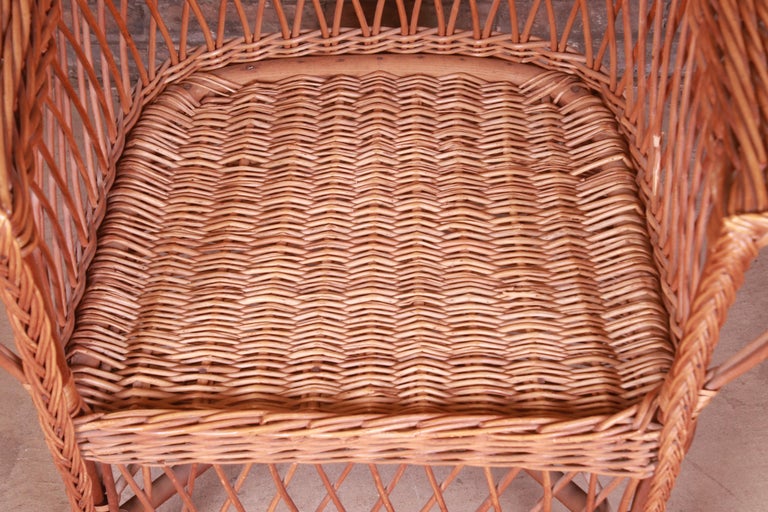 Early Gustav Stickley Willow Armchair, Circa 1904 at 1stDibs