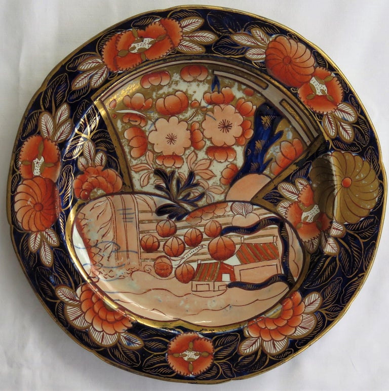 Early Harlequin Set of Six Masons Ironstone Dinner Plates, Some Rare ...