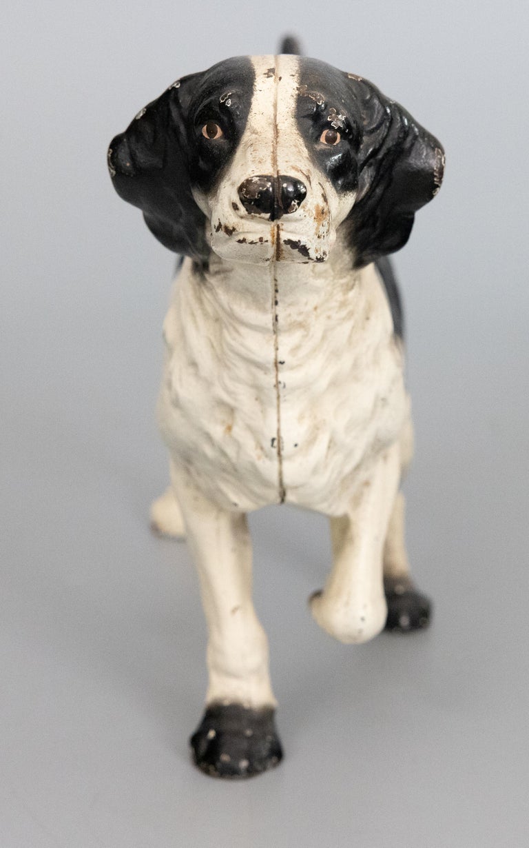 Early Hubley Large Cast Iron Setter Pointer Sporting Dog Doorstop For ...