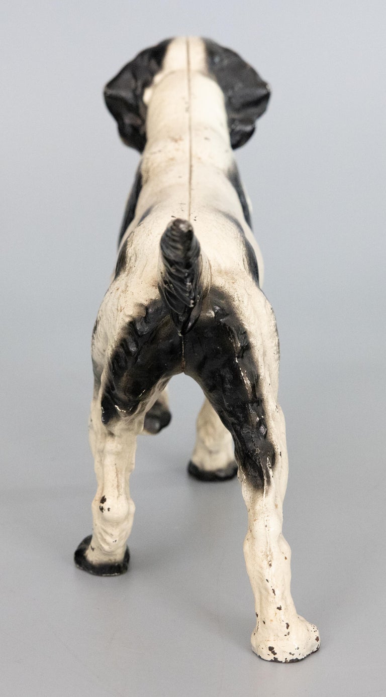 Early Hubley Large Cast Iron Setter Pointer Sporting Dog Doorstop For ...