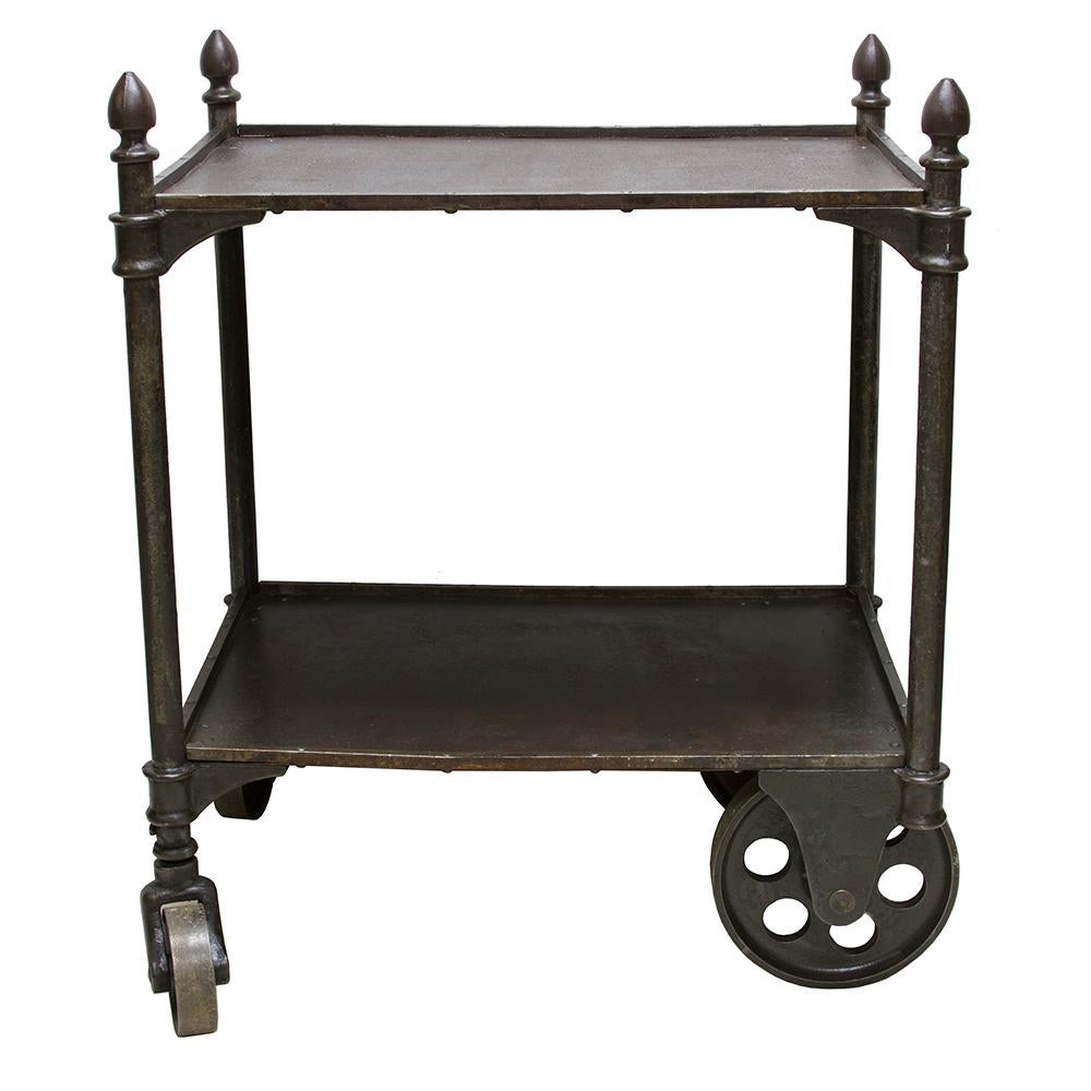 Early Industrial Cast Iron Cart at 1stDibs