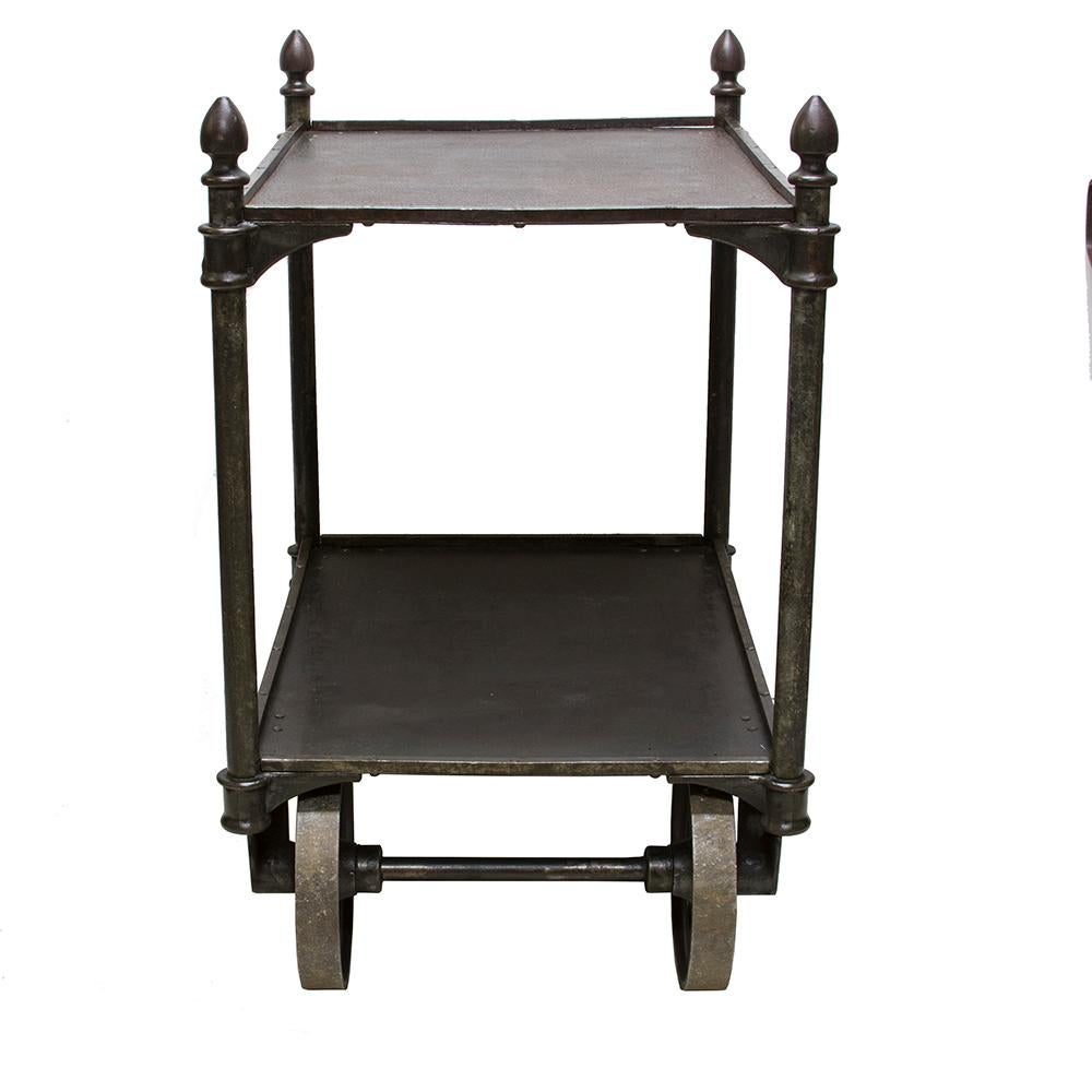 Early Industrial Cast Iron Cart at 1stDibs
