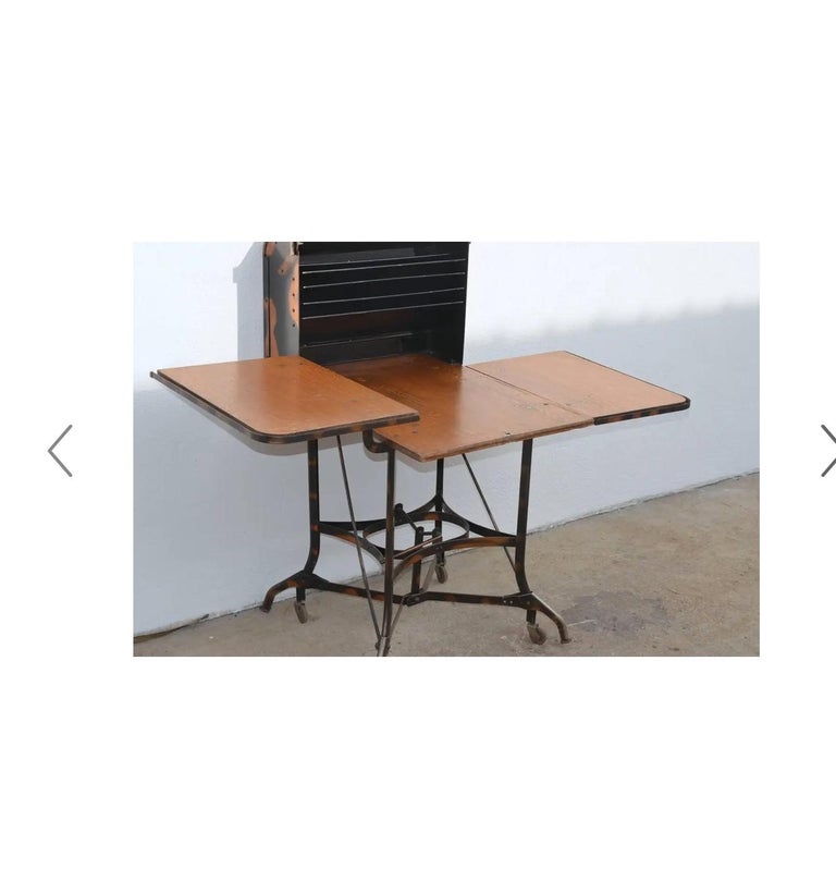 Early Industrial Rolling Desk by Toledo For Sale at 1stDibs