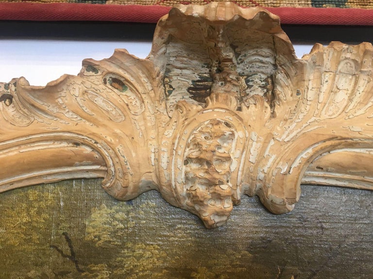 Early Landscape in Carved Boiserie Frame at 1stDibs