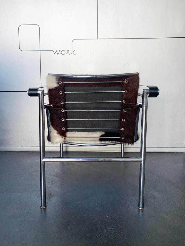 Early LC1 Chair by Le Corbusier, Jeanneret and Perriand, Cassina, 1960s ...