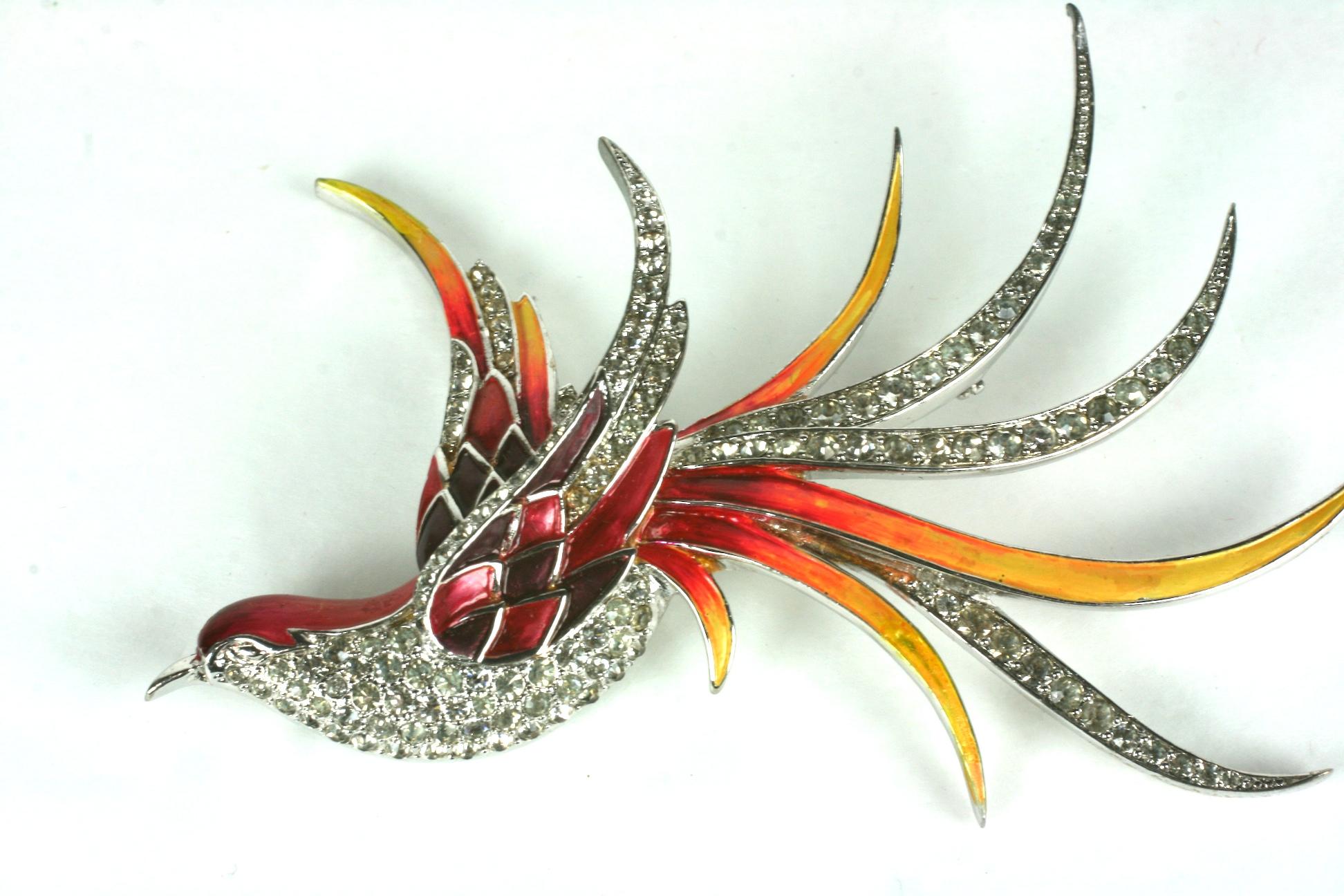 Early Marcel Boucher Enamel Bird of Paradise For Sale at 1stDibs ...