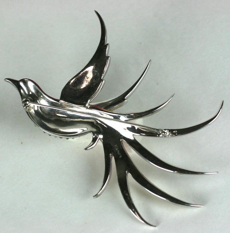 Early Marcel Boucher Enamel Bird of Pradise For Sale at 1stDibs