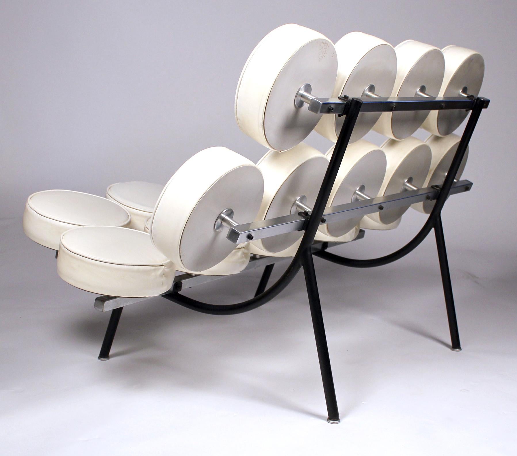 Museum Quality Early Marshmallow Sofa by George Nelson for Herman ...