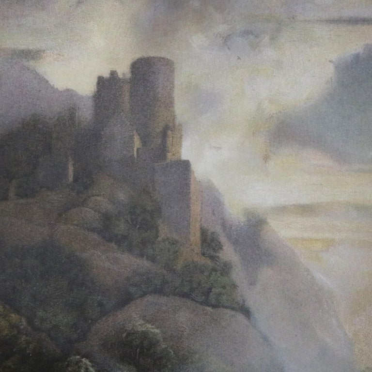 Early Maxfield Parrish Print, Aucassin Seeks for Nicolette, Romance at ...