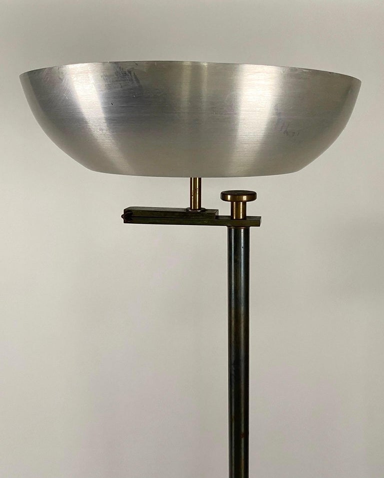 Early Modernist Design by Kurt Versen "Flip" Floor Lamp For Sale at 1stDibs