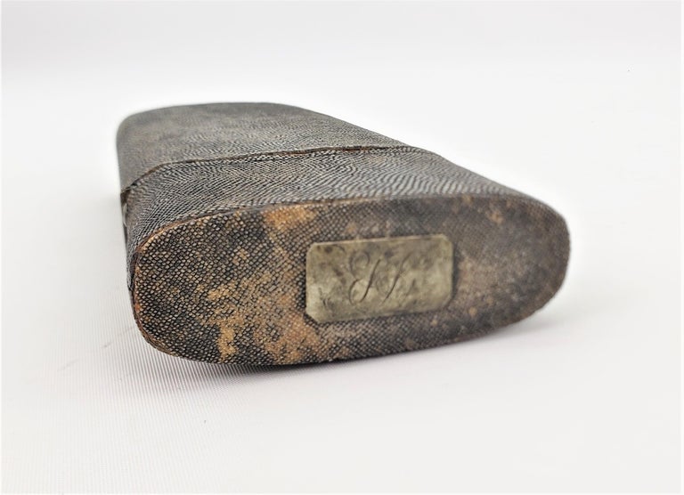 Early Nine Piece Antique Mechanical Drafting Instrument Set with Fitted ...