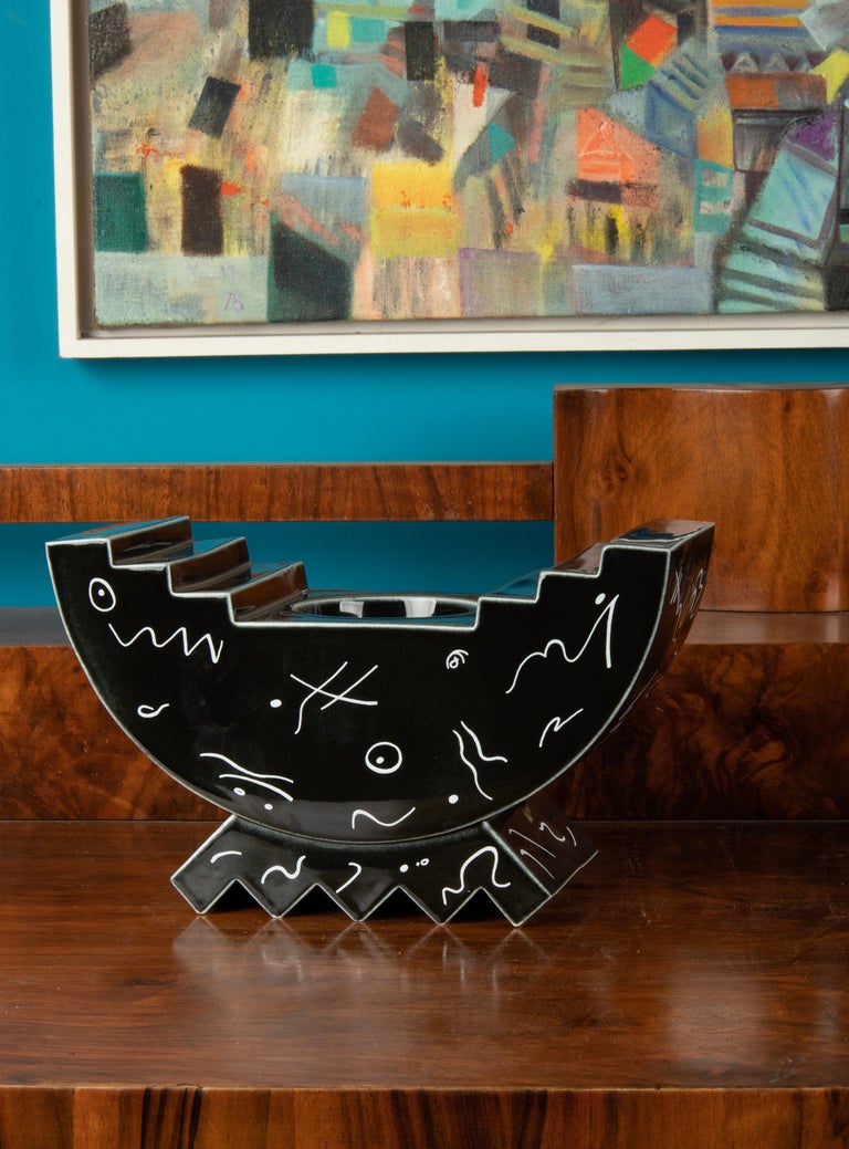 Early Nineties Vintage Ceramic Memphis Vase Vienna Collection by Heide ...