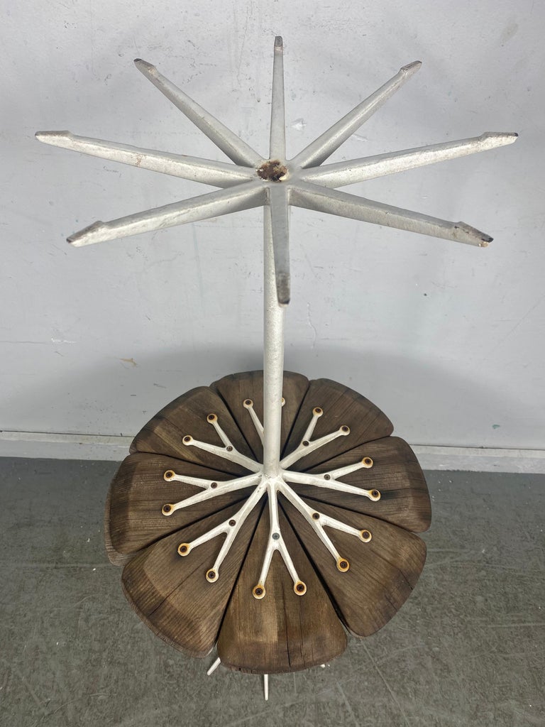 Early Pair Richard Schultz Redwood Petal Side Tables for Knoll For Sale ...