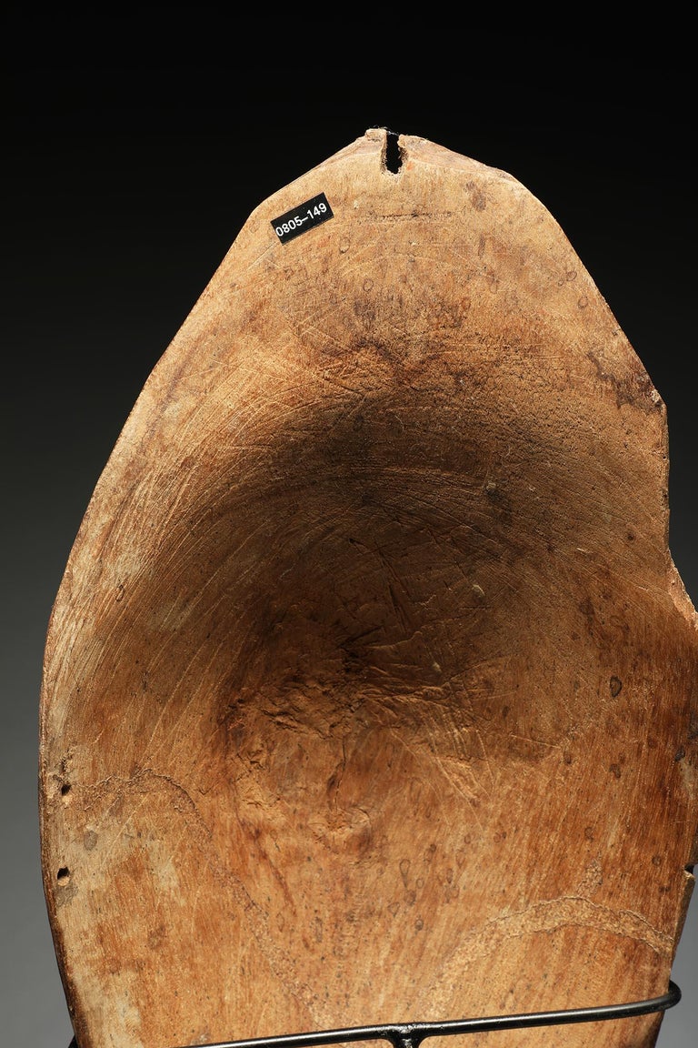 Early Papua New Guinea Painted Maprik Wood Mask Long Tongue Ex M ...