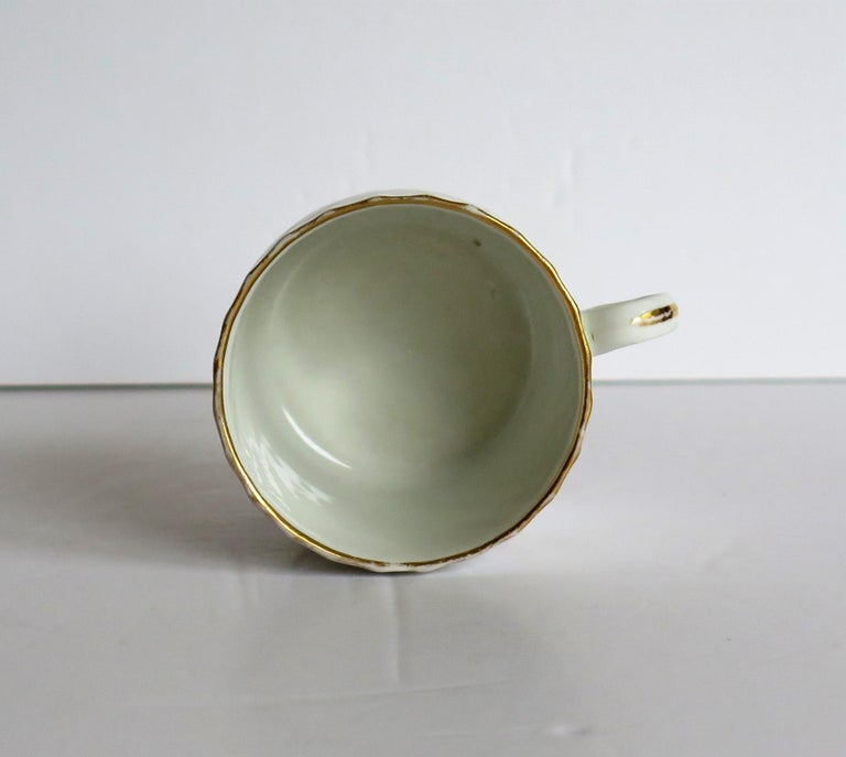 Early Porcelain Coffee Can Possibly Grainger Hand Painted and Gilded ...