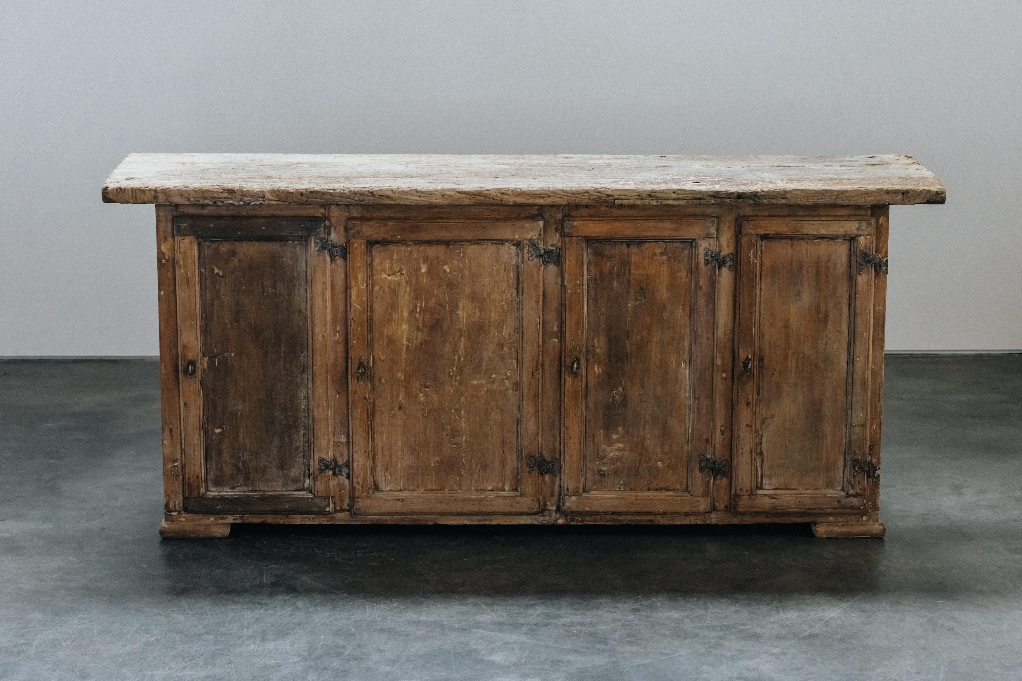 Early Primitive Oak Sideboard From Italy, Circa 1750 For Sale at 1stDibs