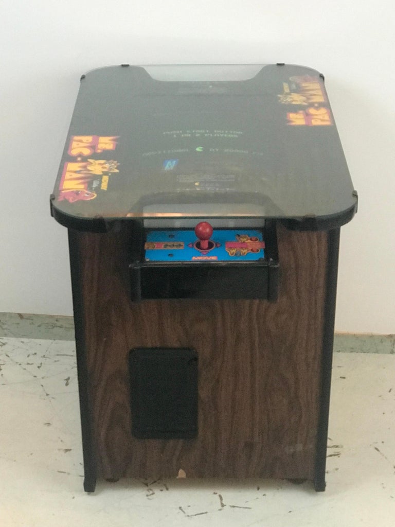 Early Production 1st Generation Ms. Pac-Man Cocktail Table with ...