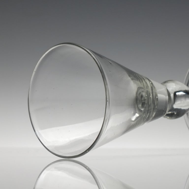 Early Queen Anne 18th Century Baluster Wine Glass, circa 1710 For Sale ...