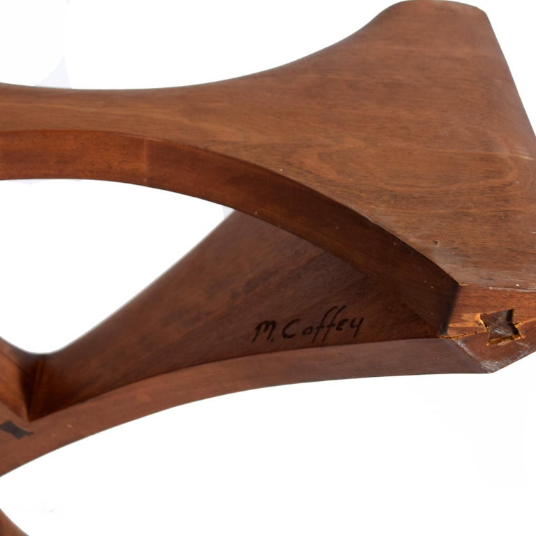 Early Rare Michael Coffey Coffee Table Signed For Sale at 1stDibs