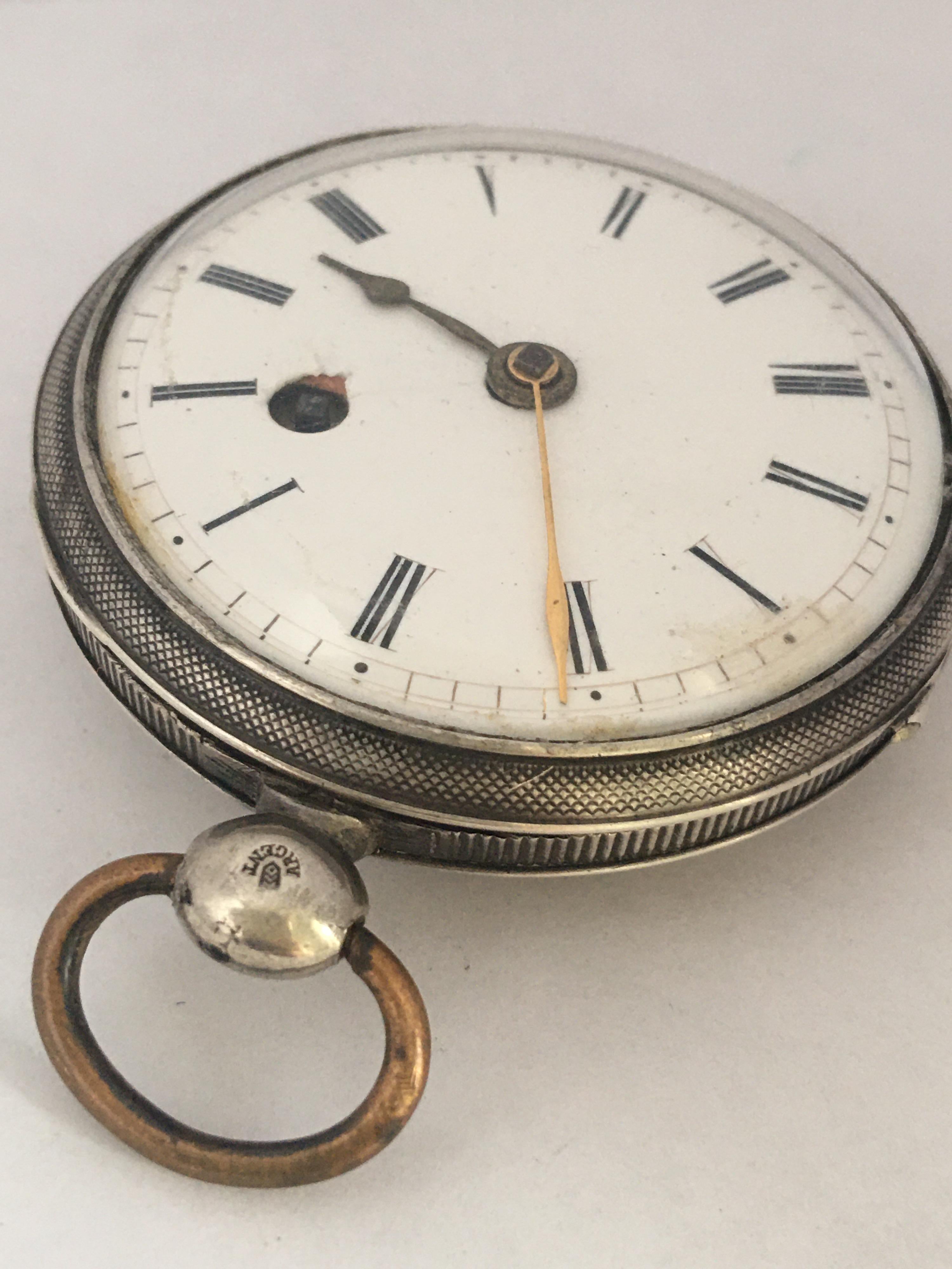 Early Rare Verge Fusee Silver Pocket Watch For Sale at 1stDibs | verge ...