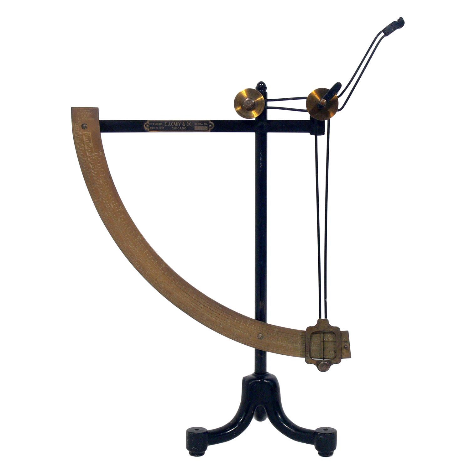 Early Scientific Scale, Very Sculptural Form at 1stDibs