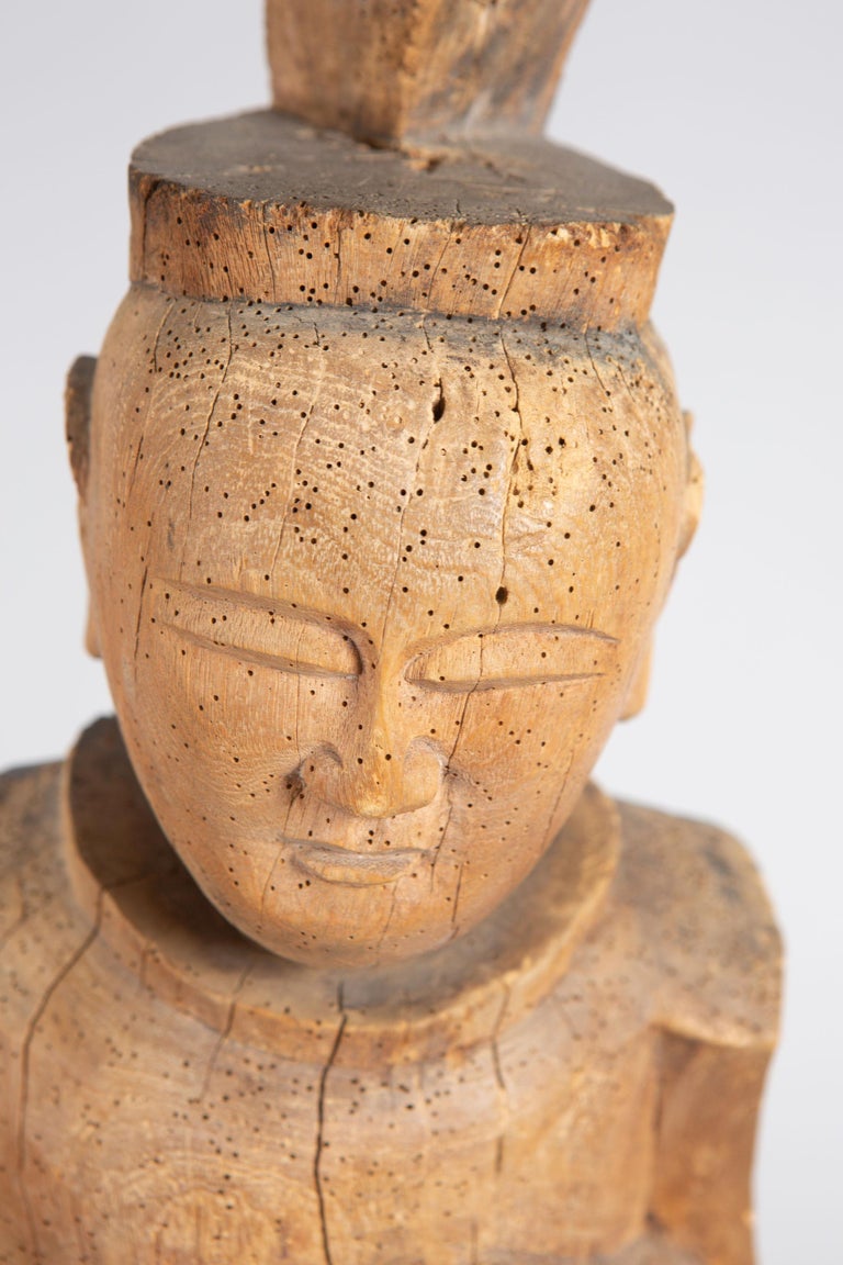 Early Shinto Carving of Figure Referred to as Father Japan For Sale at ...